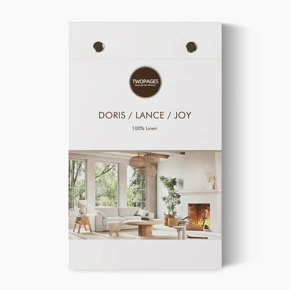 Doris Lance Joy Linen 3 In 1 Sample Booklet 13 Colors